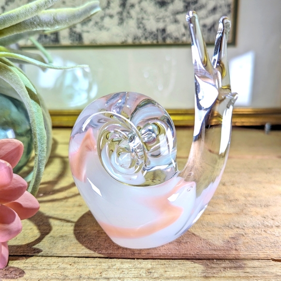 Vintage Silvestri | Art | Vintage Hand Blown Art Glass Snail ...